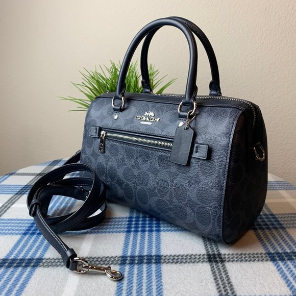 Coach | Bags | Coach Rowan Satchel In Signature Canvas | Poshmark